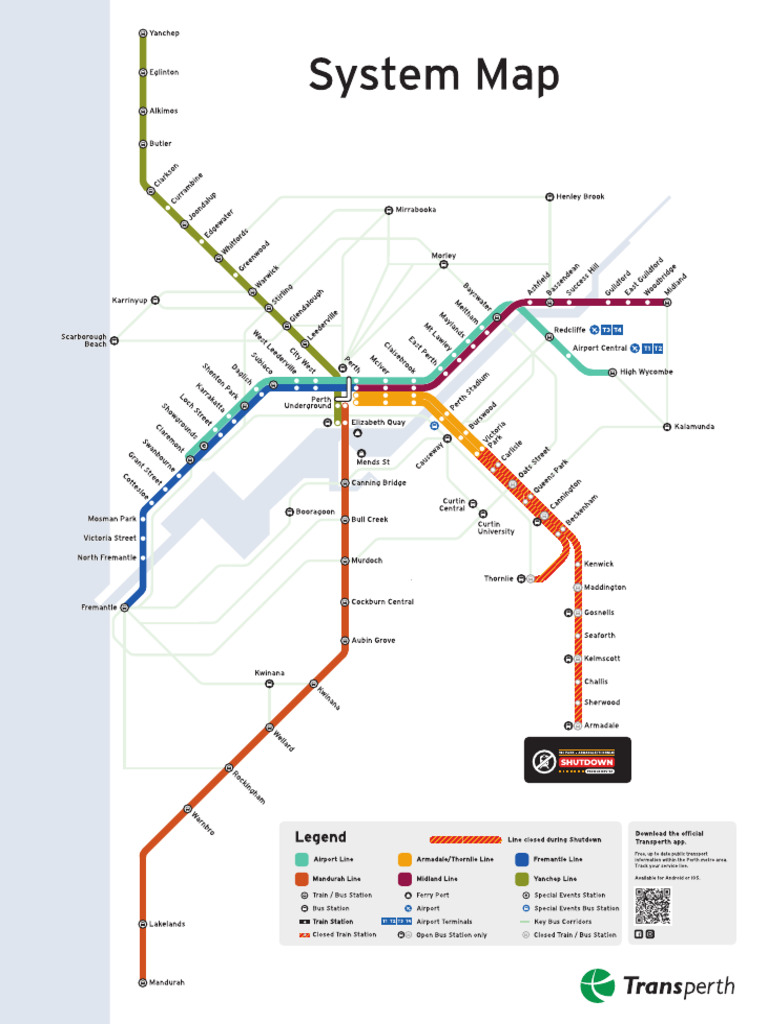 Transperth System Map - July 2024 | PDF