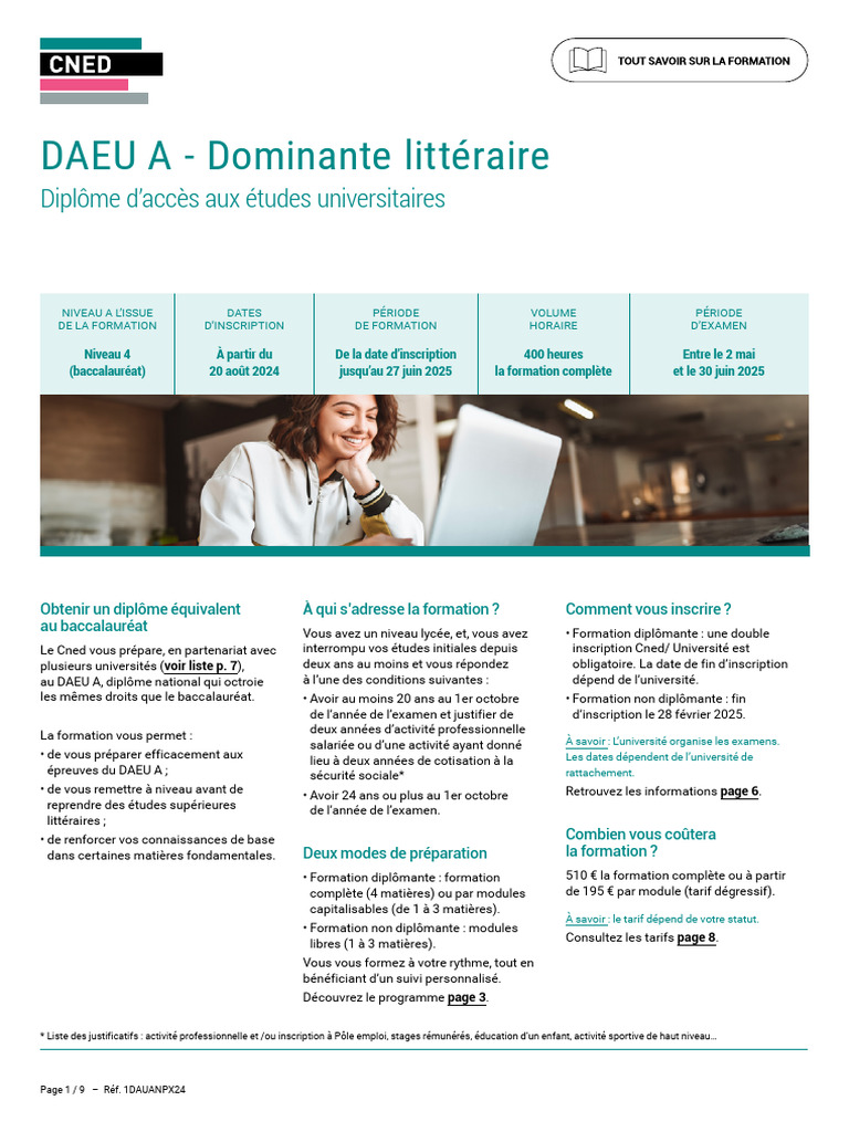 Cned Daeu A Doc24 0 | PDF