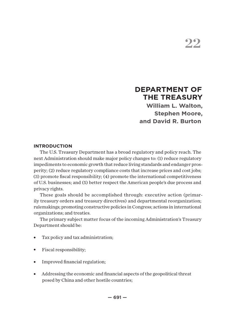 2025 MandateForLeadership CHAPTER-22 | PDF