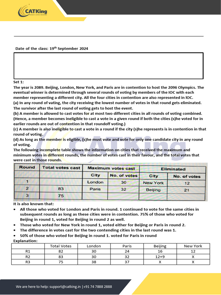 19th Sep - A1, A2, A3, A4 - DI Mixed Charts | PDF