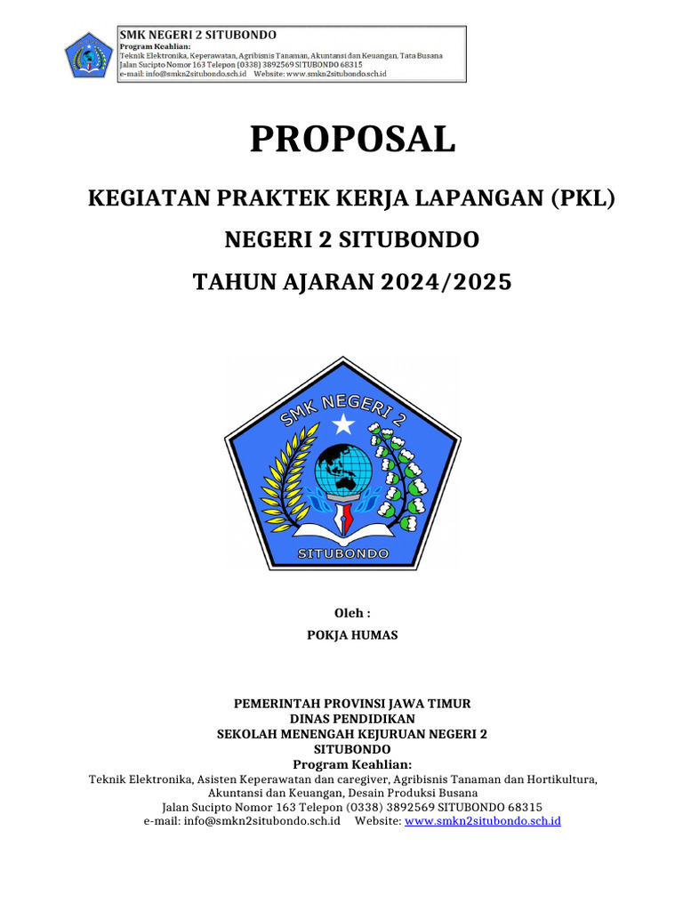 PROPOSALKU PKL 2025 | PDF