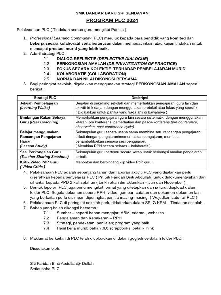 Nota PLC 2024 | PDF