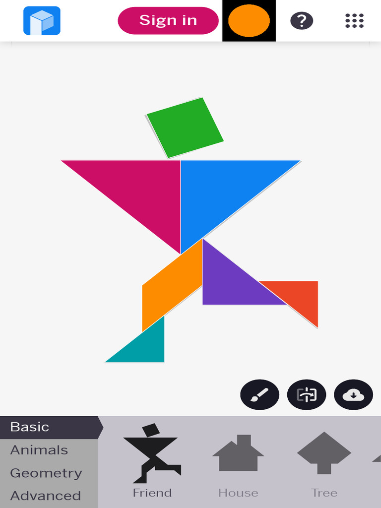 Tangram Builder - Polypad | PDF