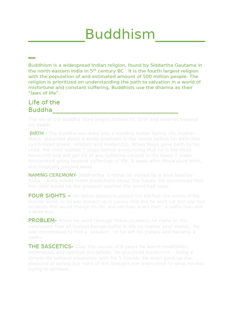 Buddhism | PDF