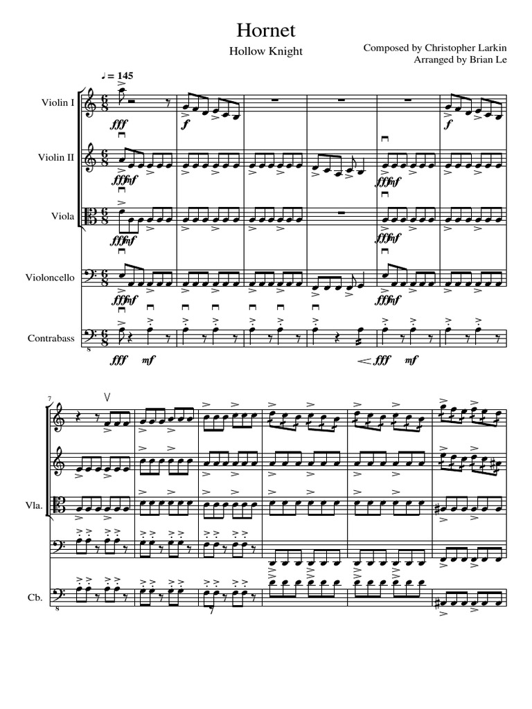 Hollow_Knight_-_Hornet_for_String_QuintetEnsemble | PDF