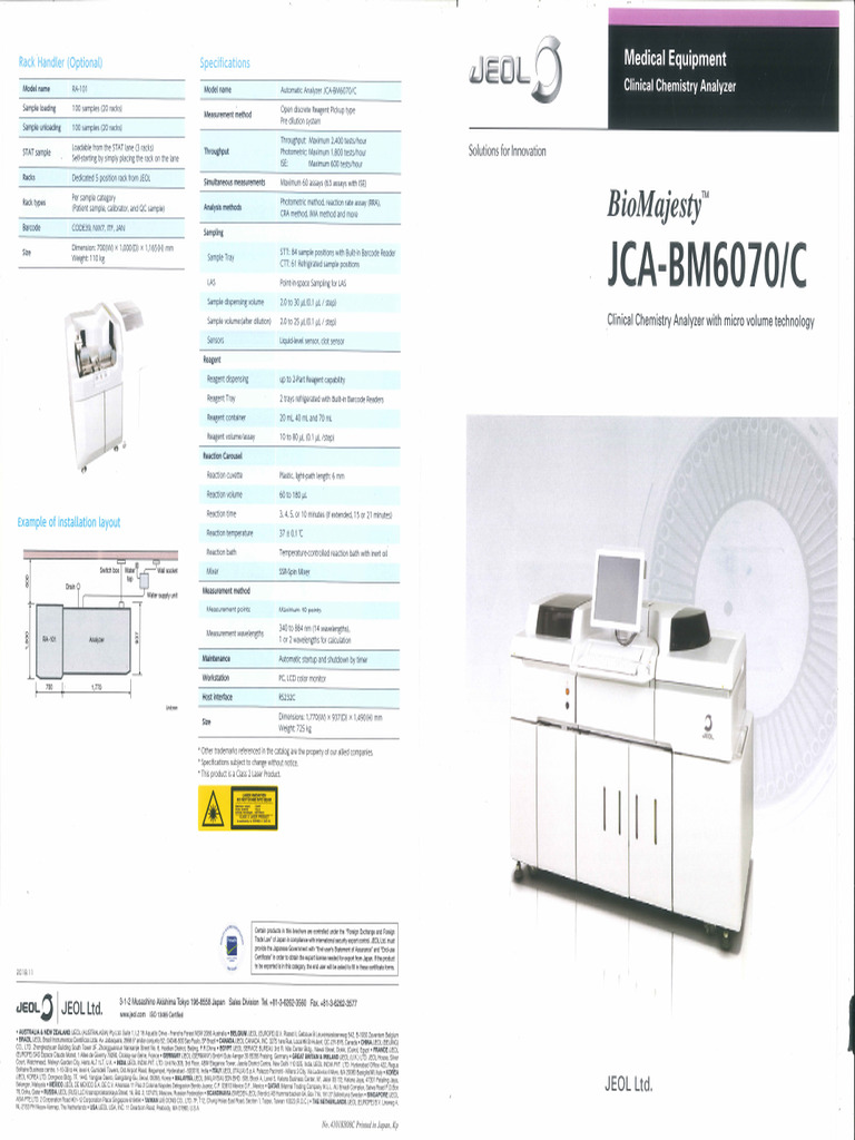 JCA-BM6070 Brochure | PDF