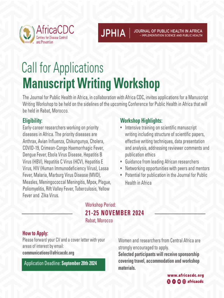 Call For Manuscript JPHIA | PDF | Social Science