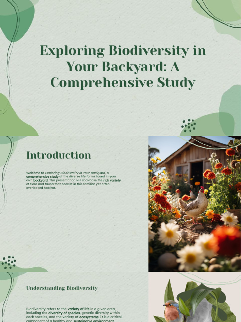 Slidesgo Exploring Biodiversity in Your Backyard A Comprehensive Study ...