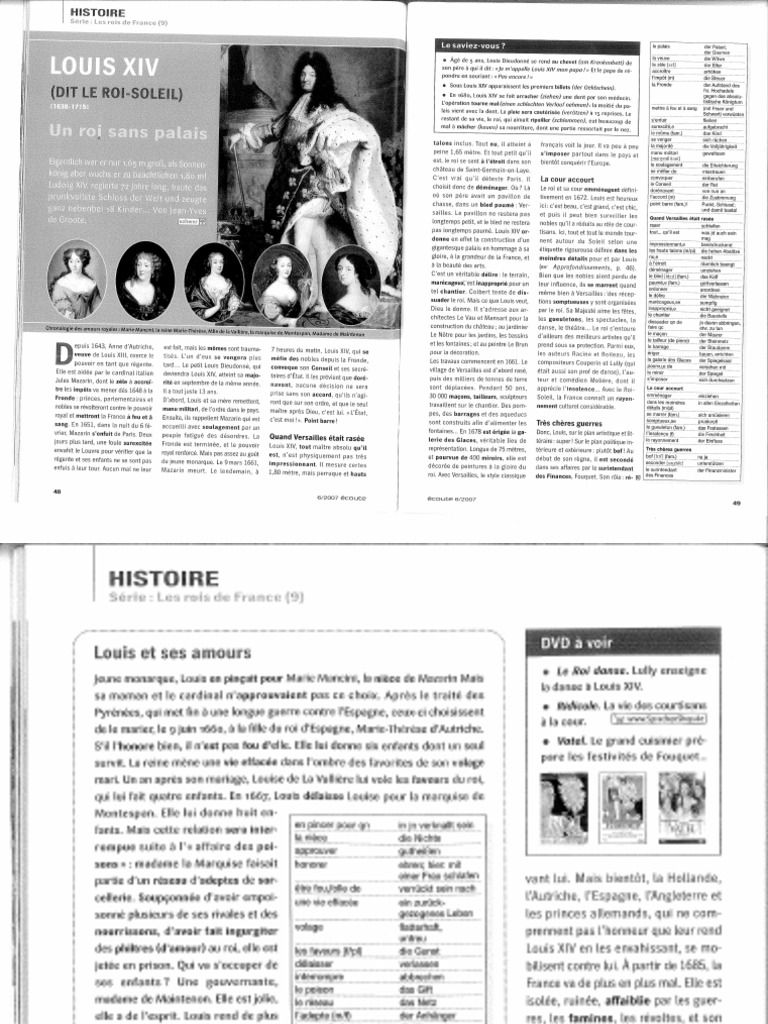 Roi - Louis XIV | PDF