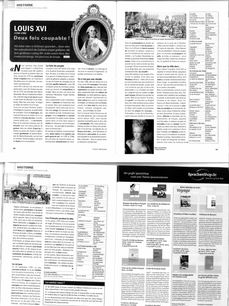 Roi - Louis XVI | PDF