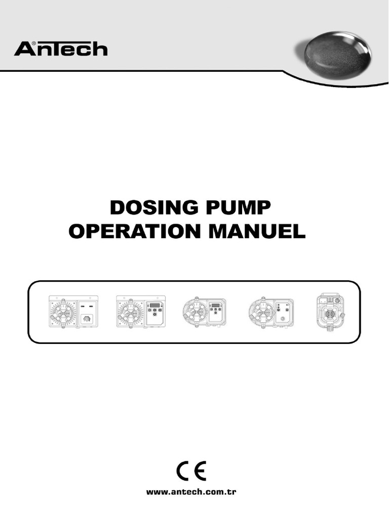 Antech Dosing Pump Operation Manual | PDF