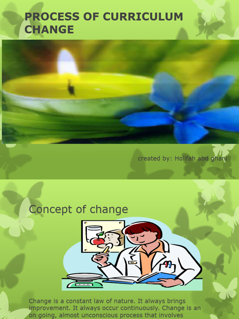 Process of Curriculum Change | PDF