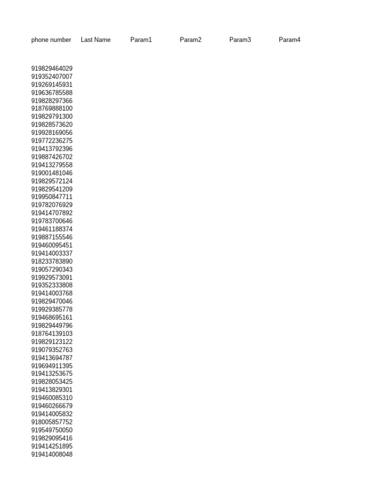 Example Bulk Contact (1) | PDF