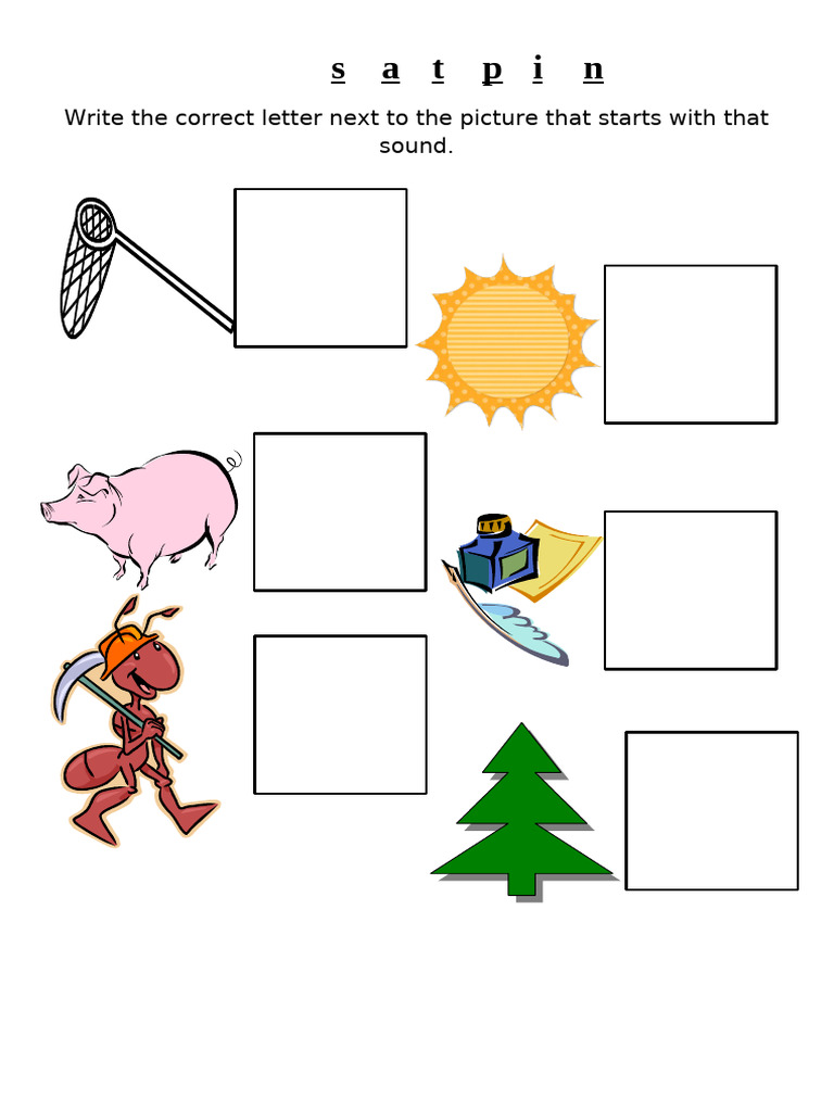 S A T P I N Worksheet | PDF