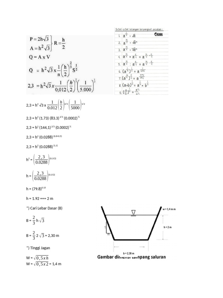 Perhitungan Contoh Soal Part-3 | PDF