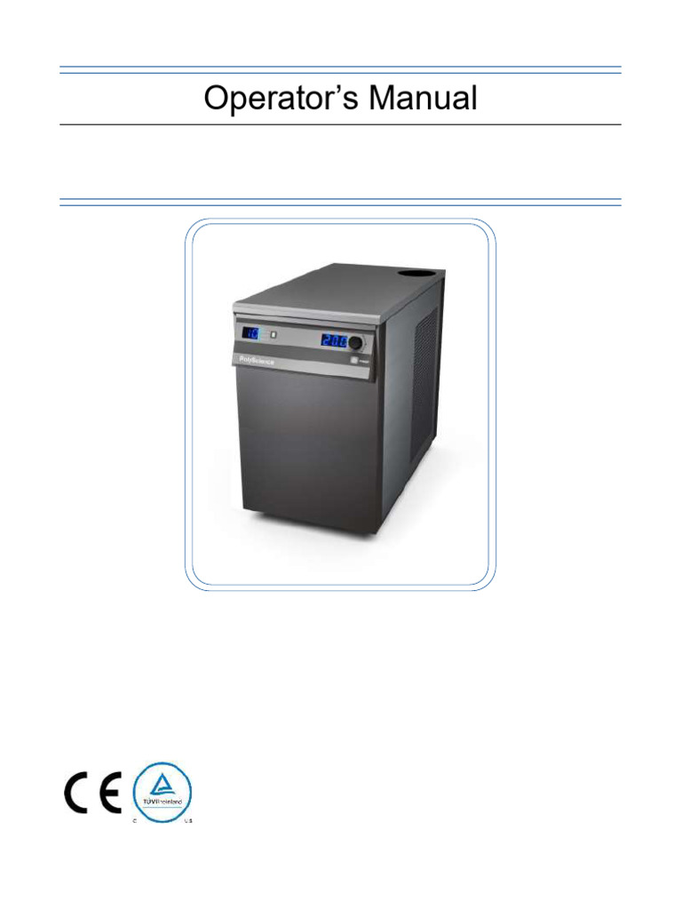 Operator's Manual: Model 4100 and 4200 Series Liquid-to-Liquid Coolers ...