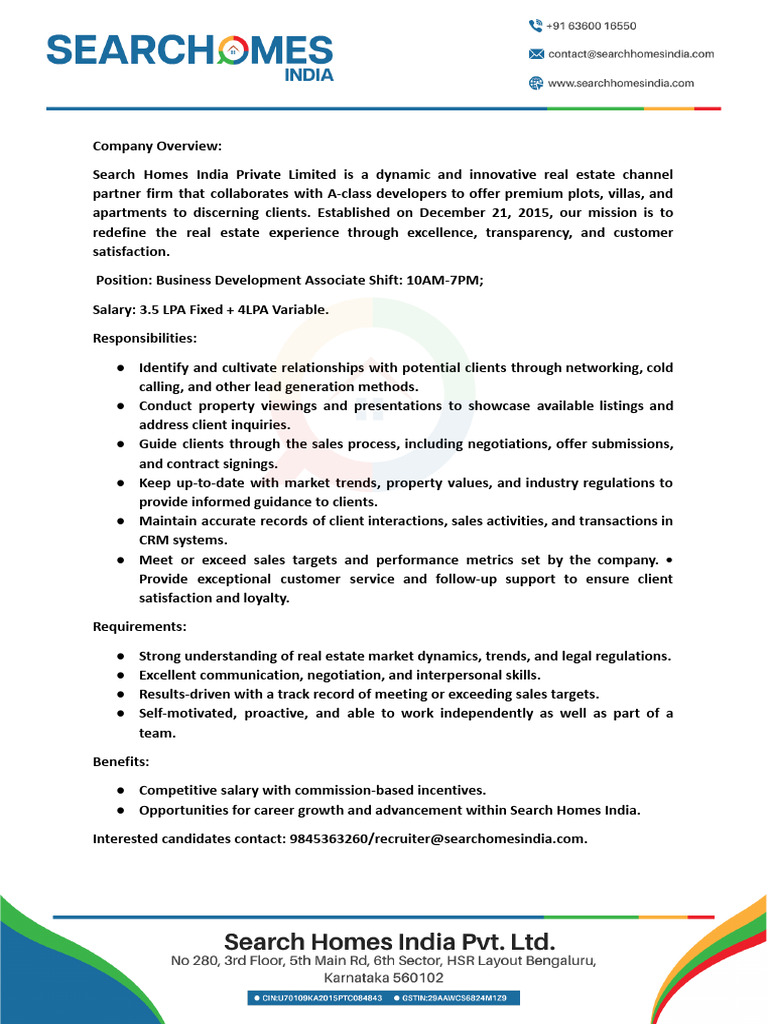 BDA Job Descriptions | PDF