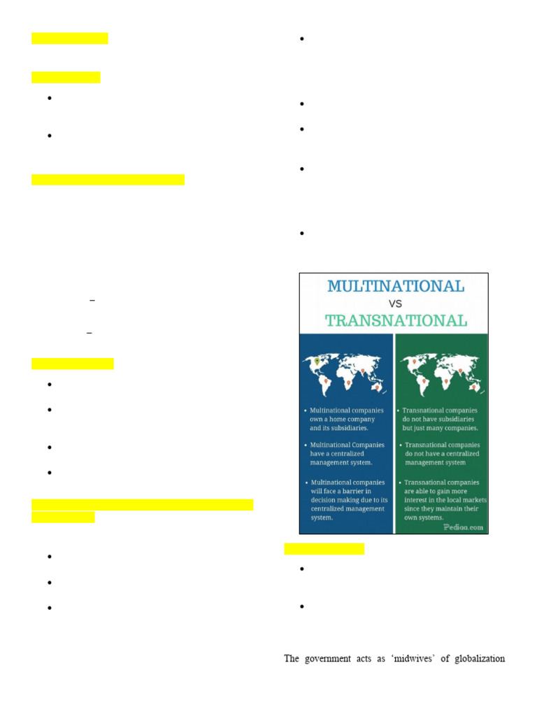 GEC04 Handout 2 Economic Globalization | PDF | Globalization | Social ...