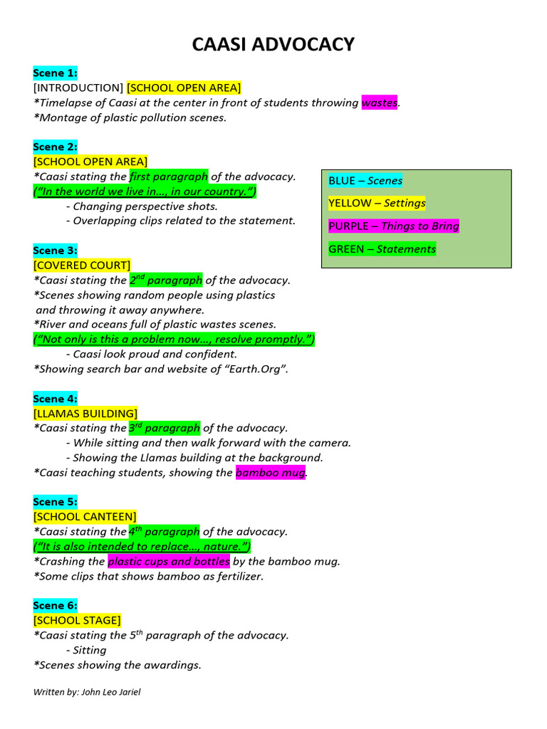 Caasi Advocacy | PDF | Home & Garden