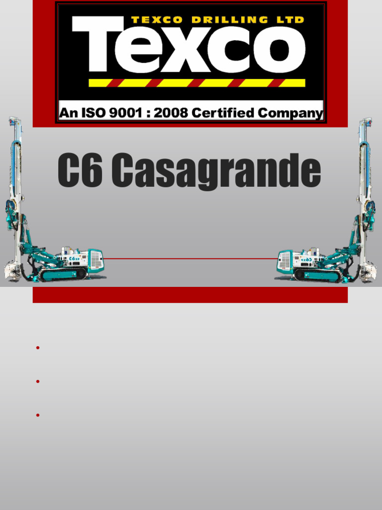 C6 Casagrande - Texco Drilling | PDF