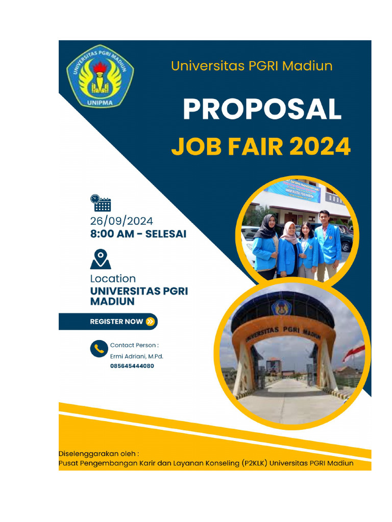 UNIPMA Job Fair Proposal 2024 | PDF