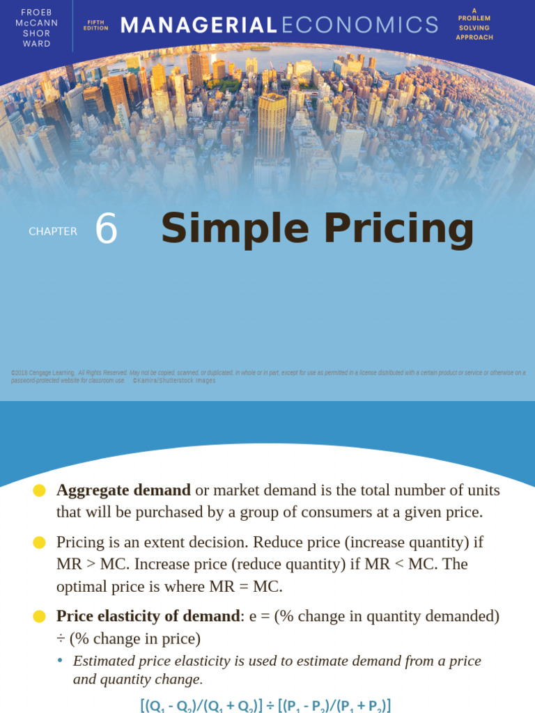 Chapter 6-Simple Pricing | PDF