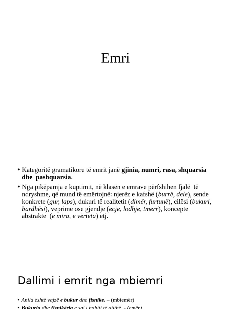 Emri | PDF