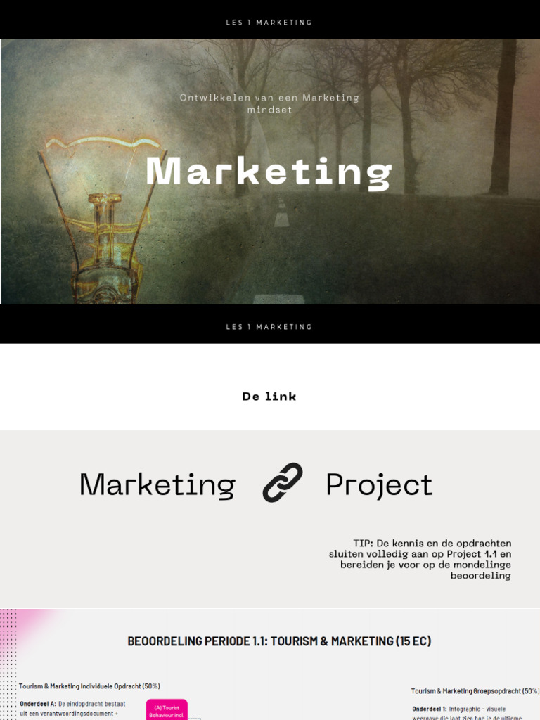 Les 1 - Wat Is Marketing | PDF | Cyberspace | Human Communication