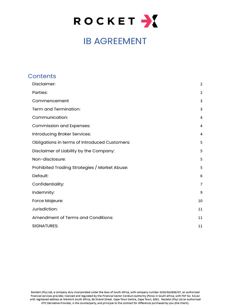 Introducing Broker Agreement Overview | PDF | Legal Liability | Finance & Money Management