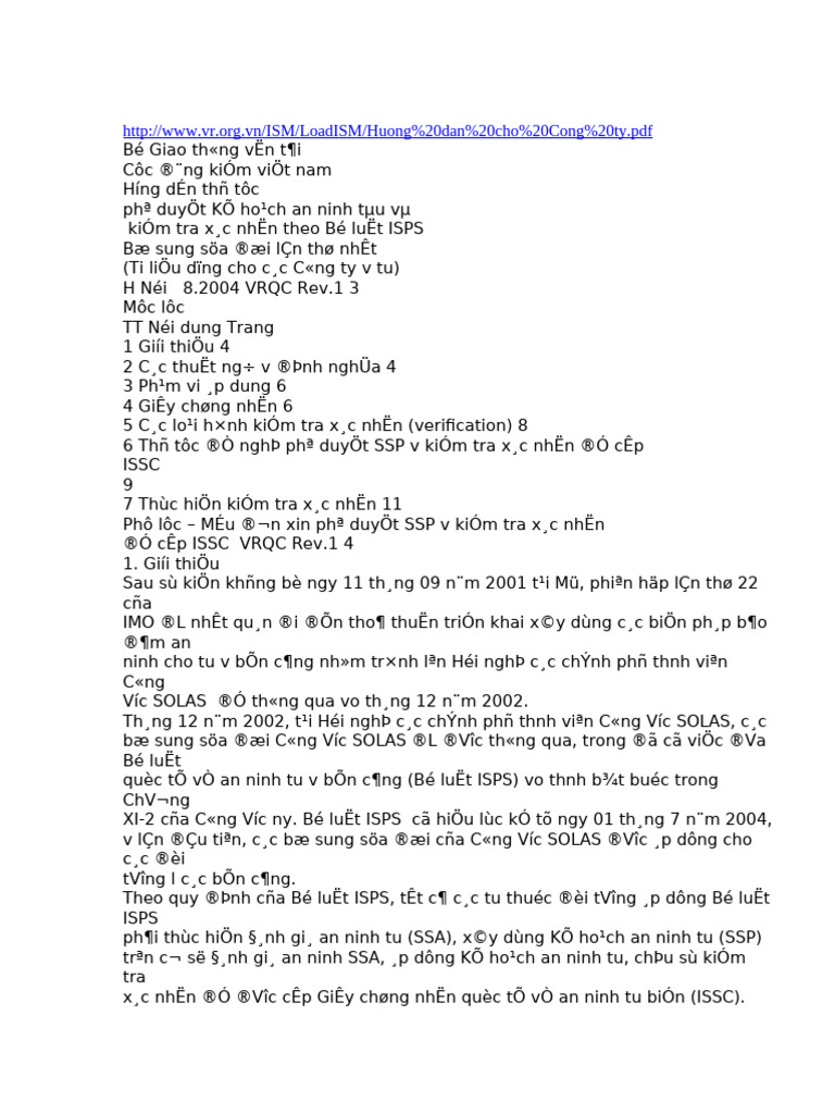 Huong Dan Isps | PDF | Vietnam