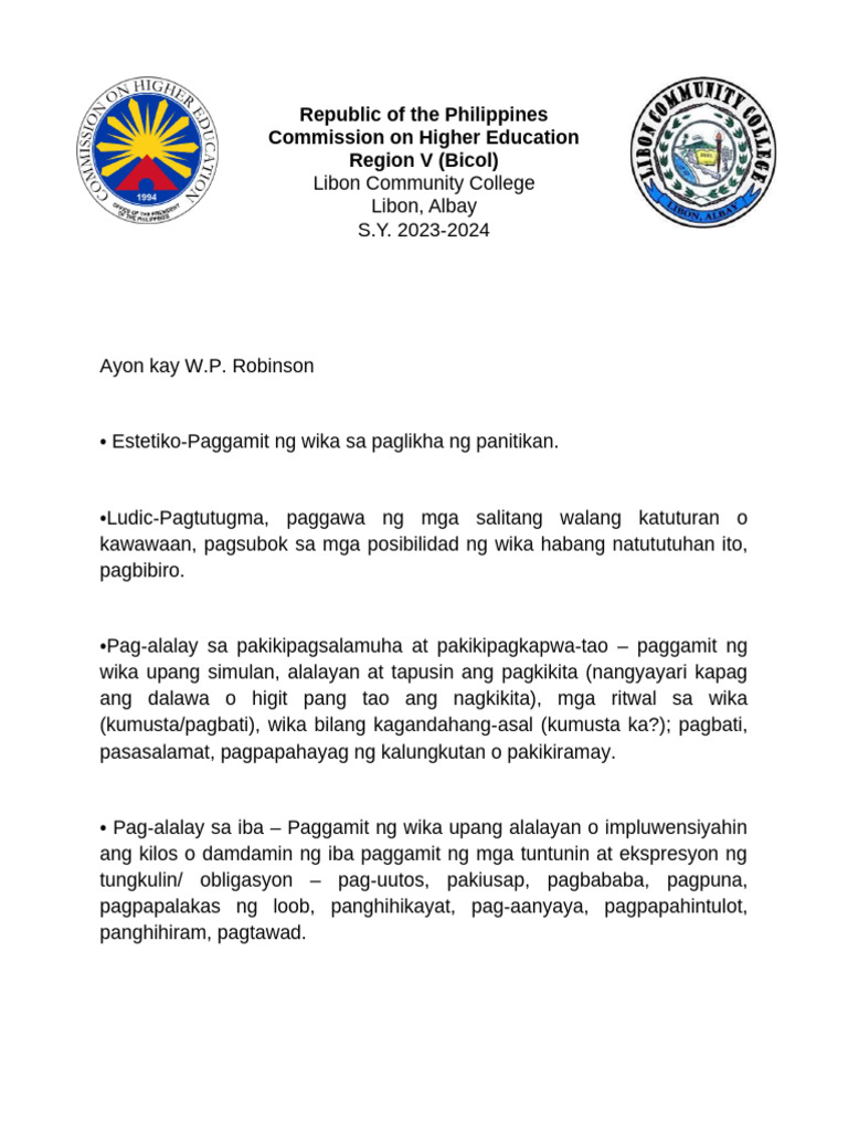 Narrative Report For NSTP | PDF