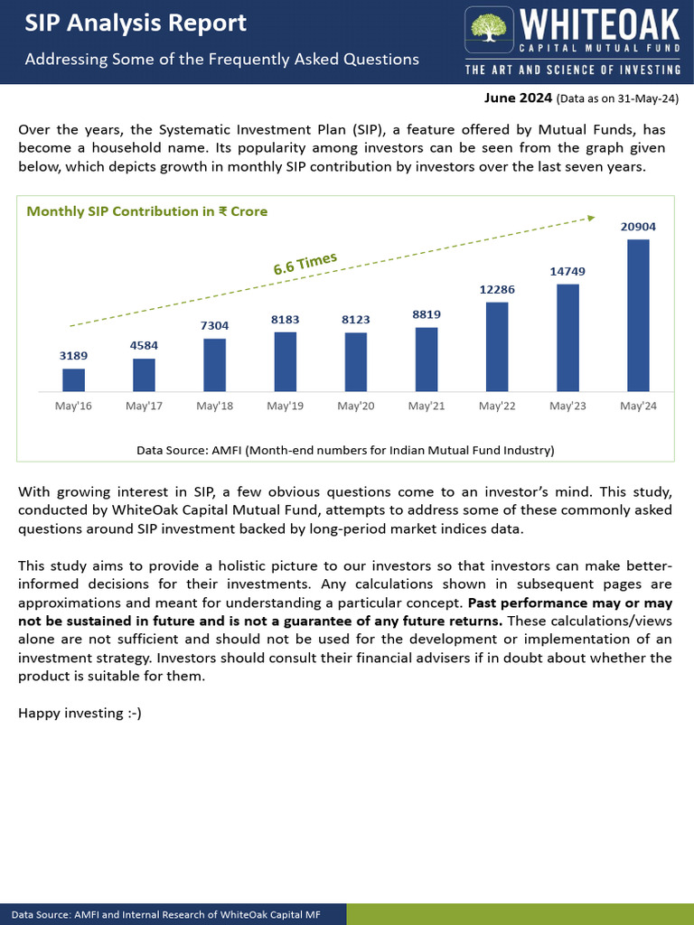 Sip Study Woc MF Jun'24 | PDF
