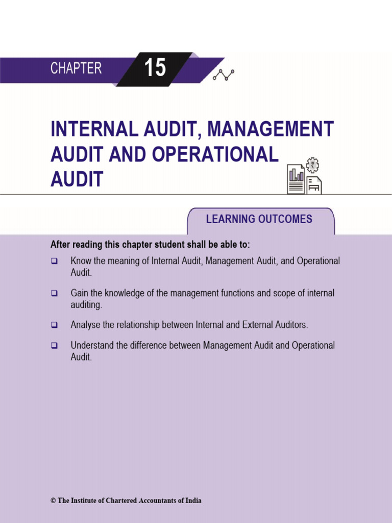 Internal Audit, Management and Operational Audit | PDF
