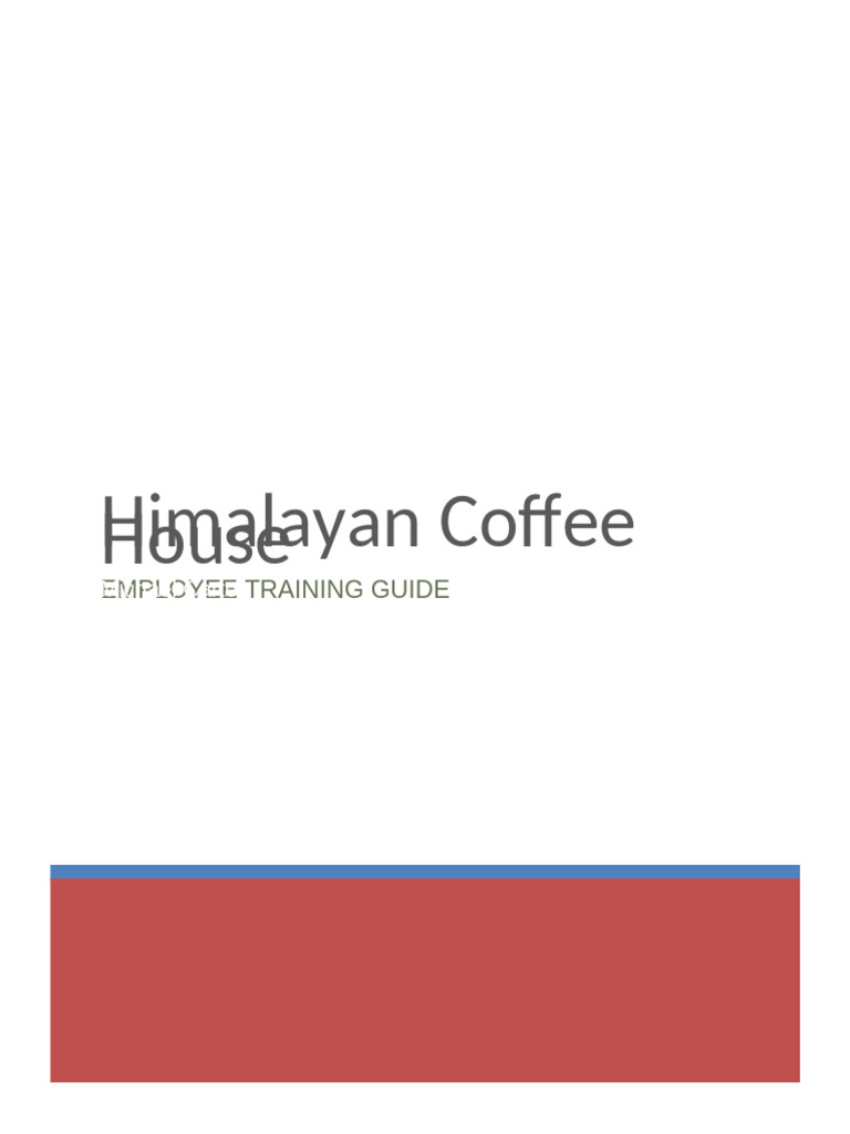 Project 5 - Himalayan Coffee House | PDF