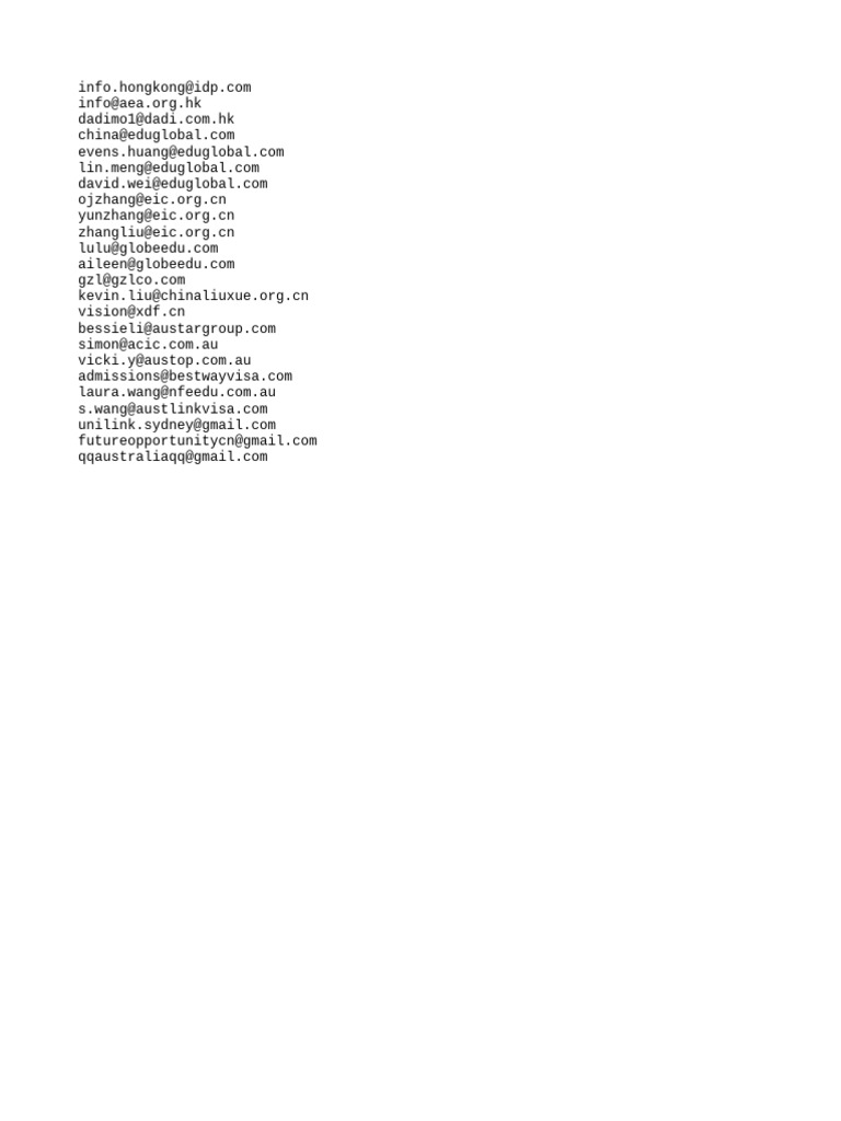 Extracted Emails | PDF