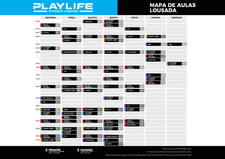Mapa Aulas LSD Playlife 19set2022 | PDF