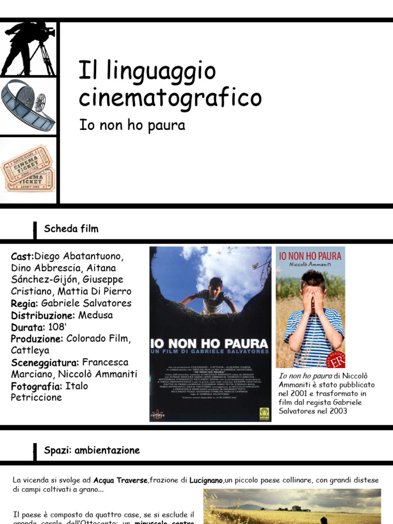 Scheda Film - Io Non Ho Paura | PDF