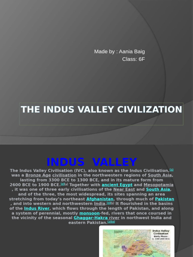 INDUS VALLEY CIVILIZATION | PDF