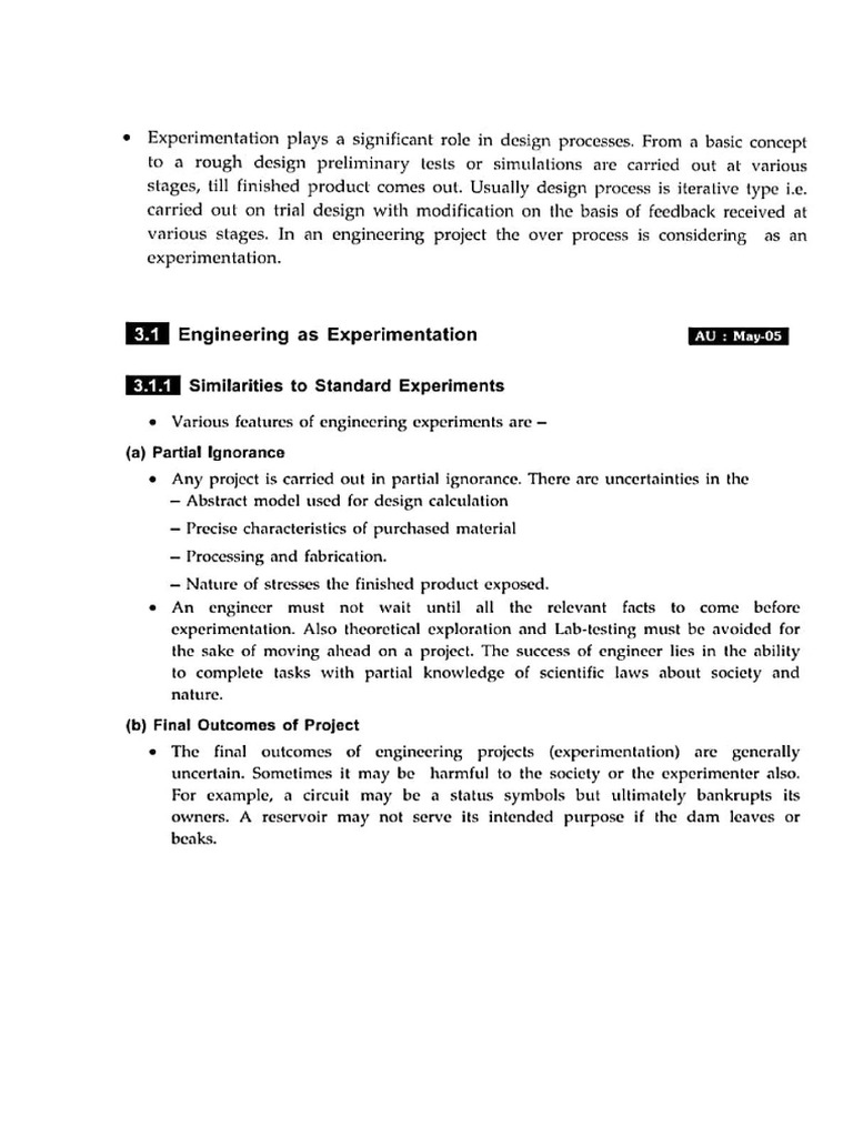 Engineering As Experimentation Final | PDF