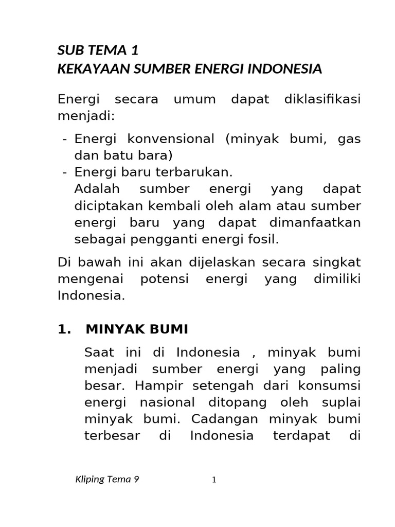 Kliping Tema 9 Hafiz | PDF