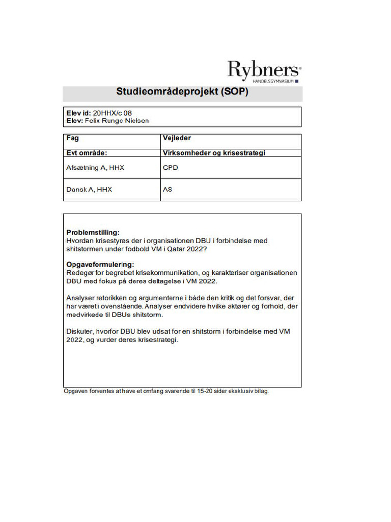 Skabelon So71 2 1 1 | PDF