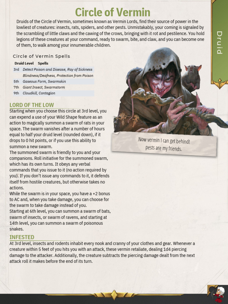 Circle of Vermin | PDF