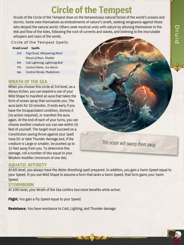 Circle of the Tempest | PDF