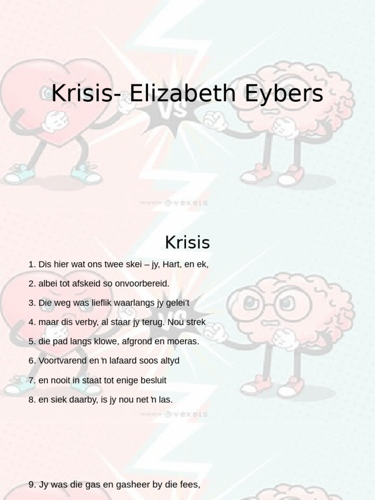 Krisis - Elizabeth Eybers | PDF