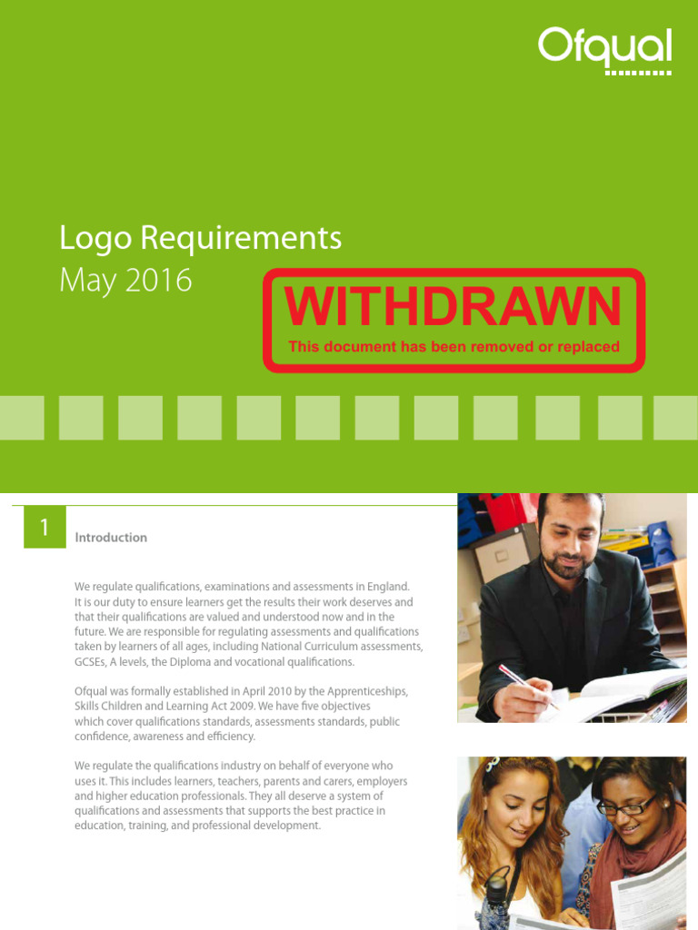 16 05 06 Logo Requirements | PDF