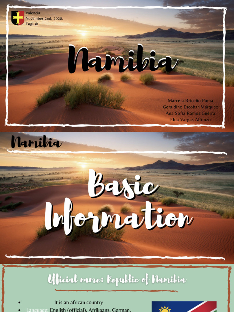 Presentación Namibia | PDF