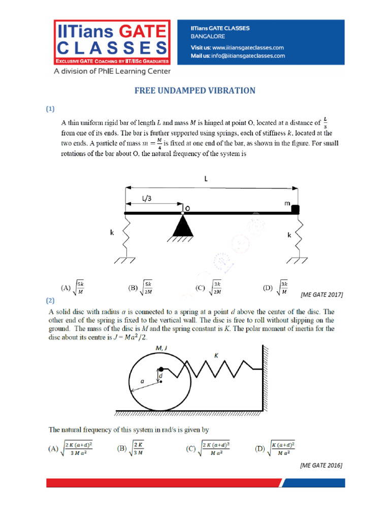 Sample Vibration Assignment | PDF