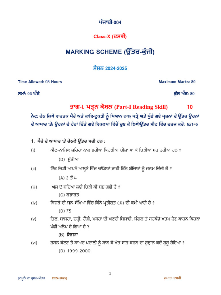 Punjabi MS | PDF | Latin Script