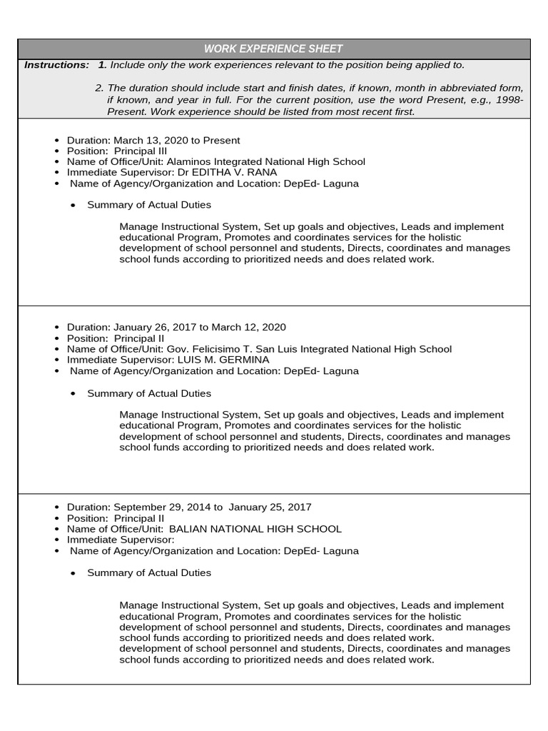 Worksheet Mam Bejo | PDF