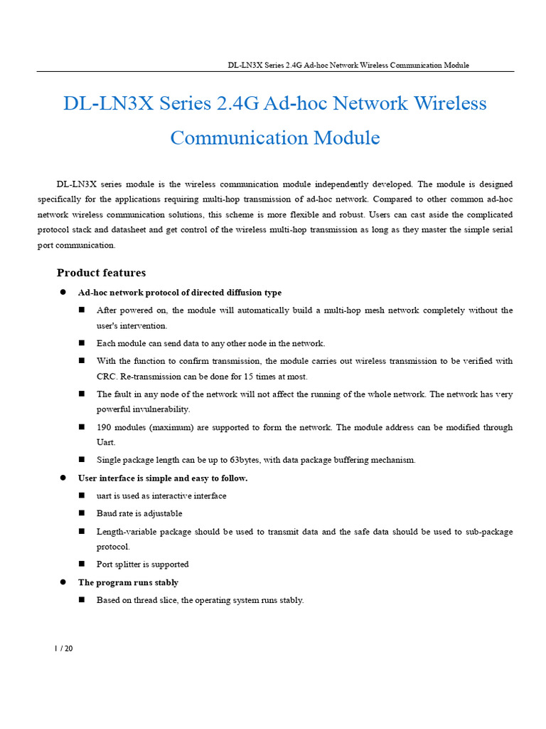 DL LN3X说明书2.0 英文版 | PDF